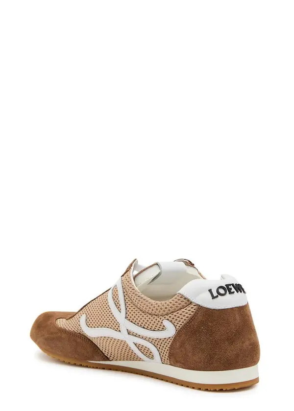 Loewe Ballet Runner 2.0 Panelled Mesh Sneakers - Camel