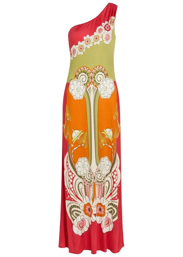 La DoubleJ Printed Stretch-jersey Maxi Dress - Multicoloured