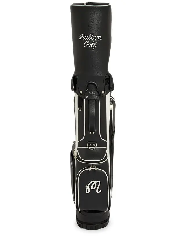 MALBON Cart Bag With Embroidered Details - Black