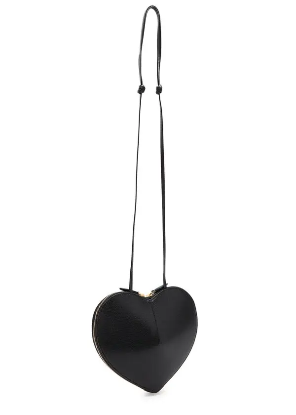 Alaïa Le Coeur Suede And Leather Cross-body Bag