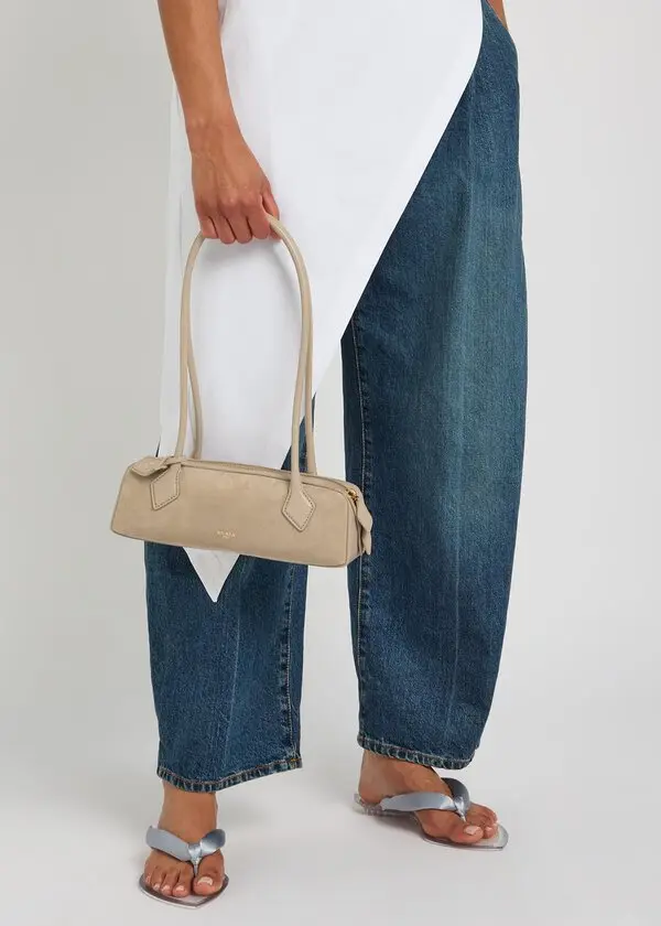 Alaïa Le Teckle Small Shoulder Bag - Grey