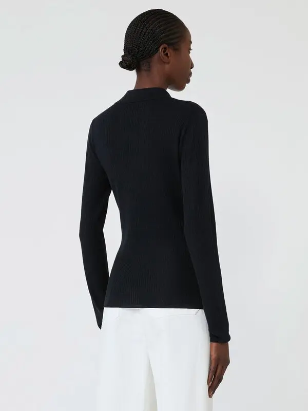 Max Mara Gergo Polo Knit - Blue