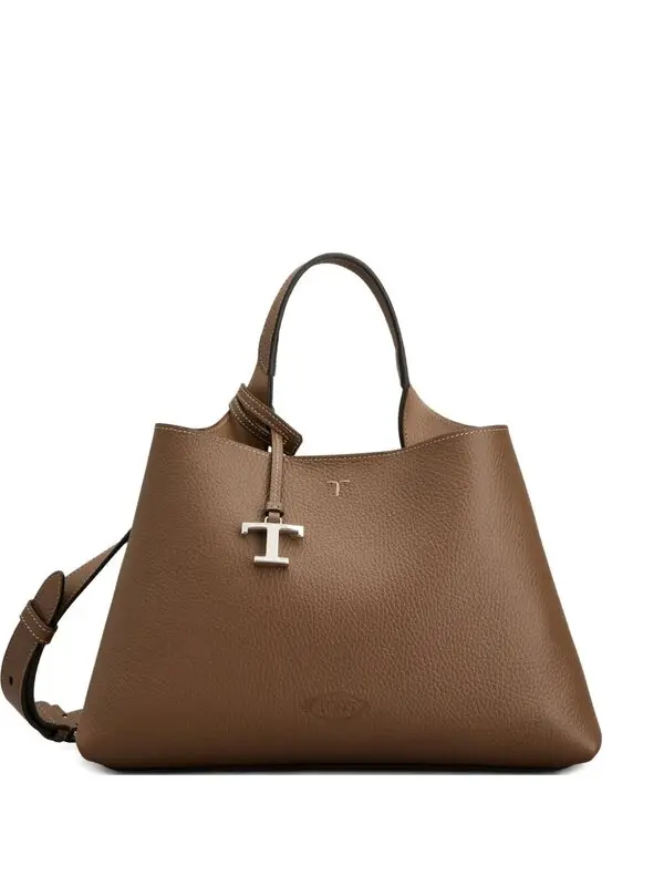 TOD'S Flat Handle Leather Small Bag