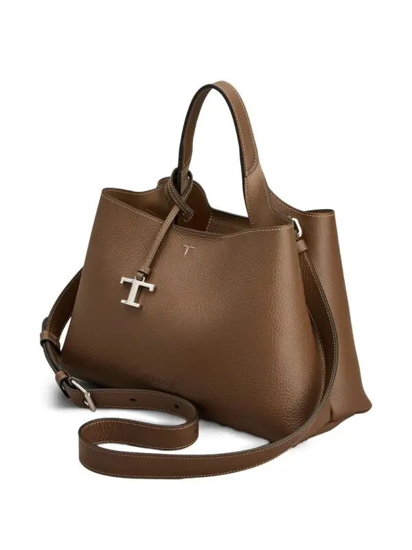 TOD'S Flat Handle Leather Small Bag