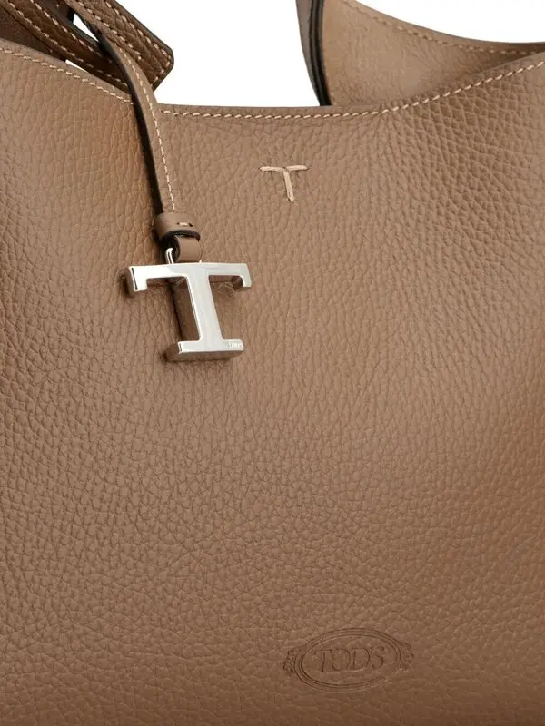 TOD'S Flat Handle Leather Small Bag