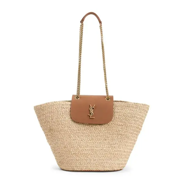 Saint Laurent Raffia Manon Bag