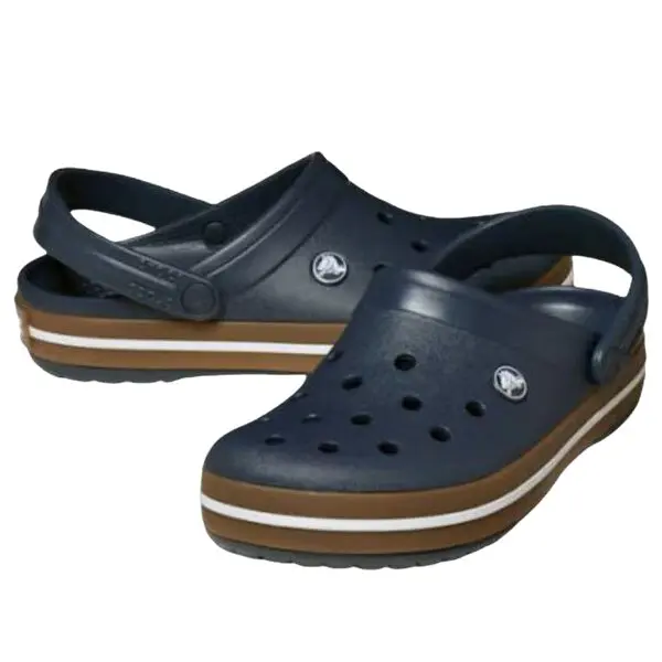 CROCS Crocband Gum Clog - Navy