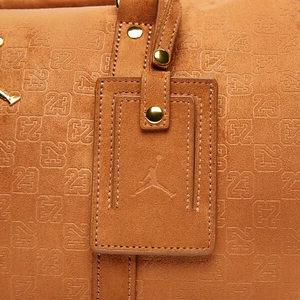 JORDAN Suede Monogram Duffel Bag