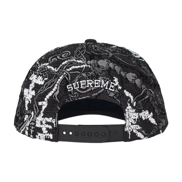 Supreme Embroidered Mesh Back 6-panel Cap
