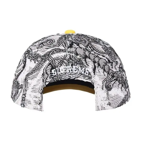 Supreme Ss26 Wombat Embroidered Mesh Back 6-panel Cap - Yellow