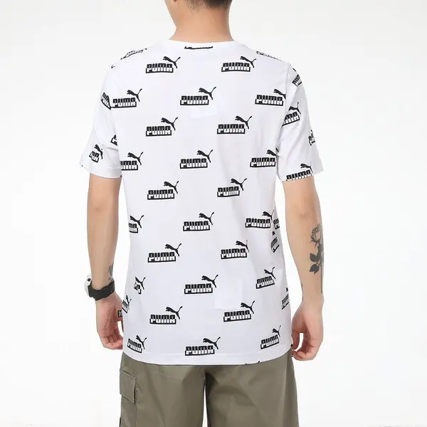 PUMA Aop T-shirt - White