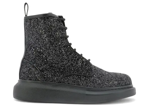 Alexander McQueen Hybrid Ankle Boots Glitter
