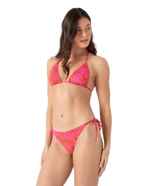 Roxy Sun Chasers Tie Side Cheeky Bikini Bottom