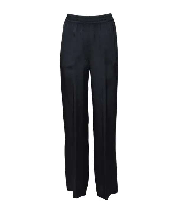 Aspesi Elasticated Waistband Satin Trousers