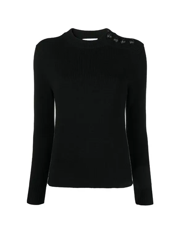 Rabanne Long Sleeved Crewneck Knitted Jumper