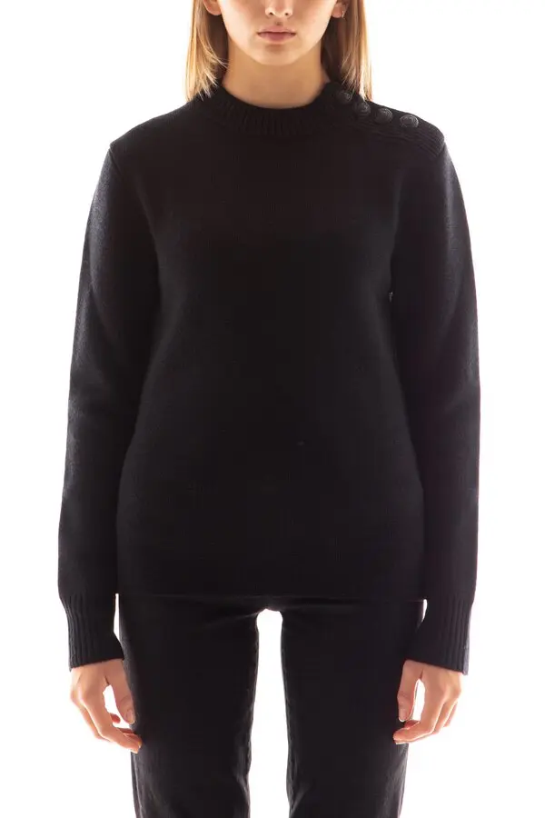 Rabanne Long Sleeved Crewneck Knitted Jumper
