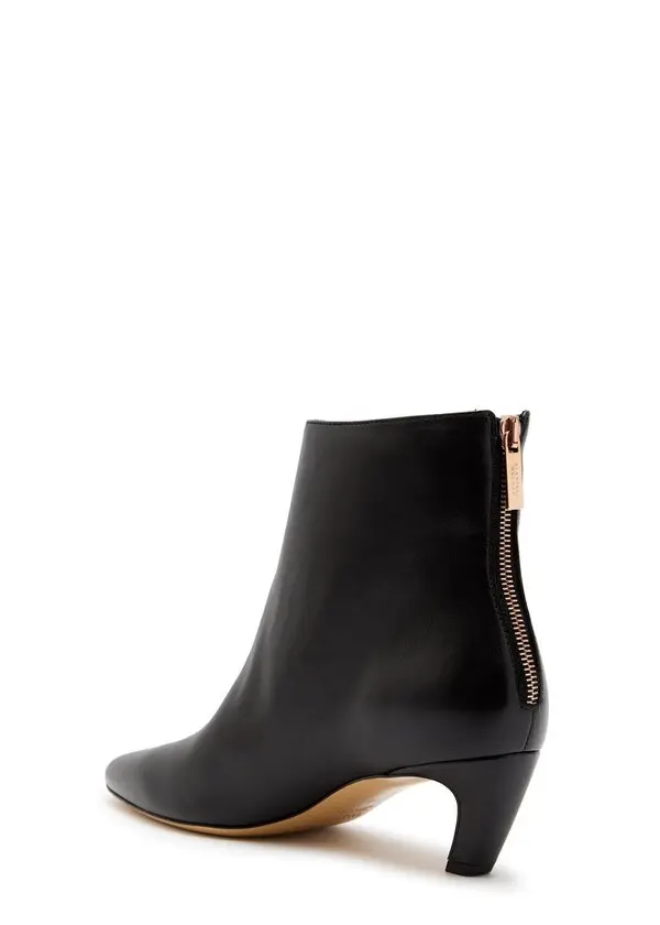Gabriela Hearst Clayton 50 Leather Ankle Boots