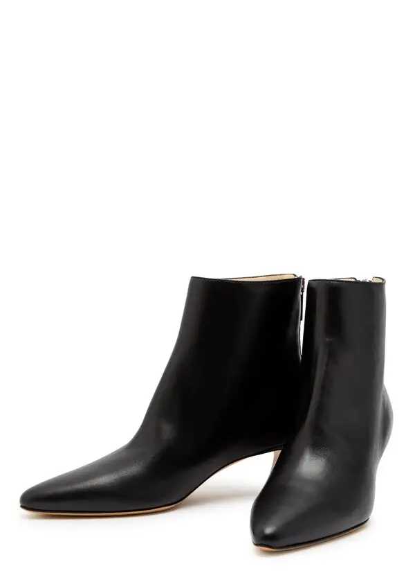 Gabriela Hearst Clayton 50 Leather Ankle Boots