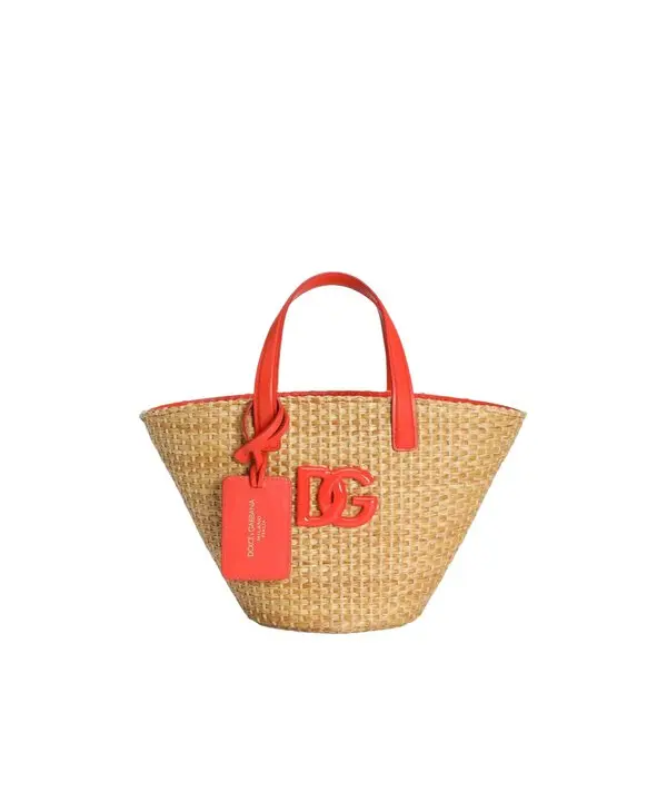 Dolce & Gabbana Straw Coffa Bag