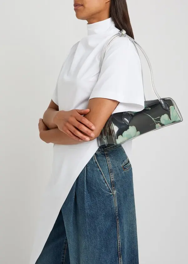Alaïa Le Teckel Medium Floral Pvc Shoulder Bag