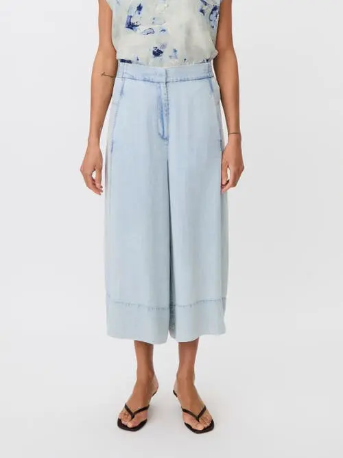MASAI COPENHAGEN Maportia Wide-leg Denim Culotte Trousers