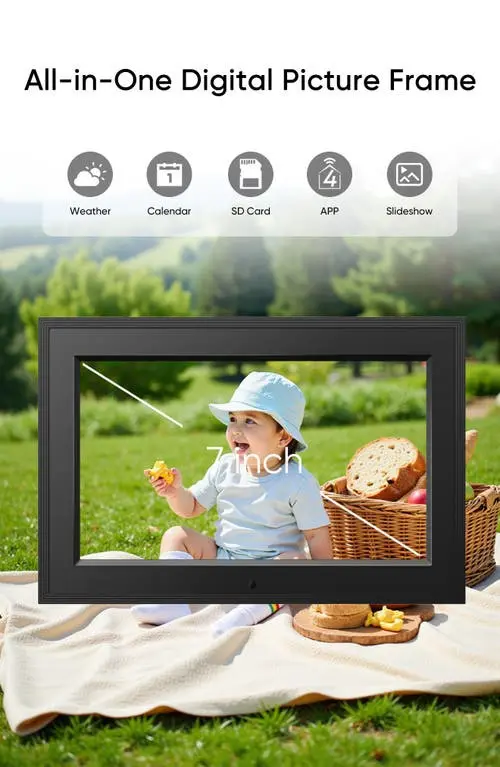 ECO4LIFE 7" Wifi Digital Picture Frame