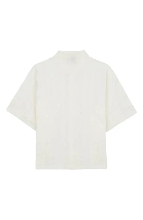 BRAIN DEAD Twisted Piping Embroidered Cotton Button-up Shirt