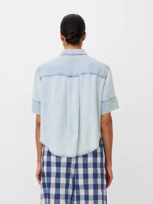 MASAI COPENHAGEN Mairenova Denim Button-front Shirt