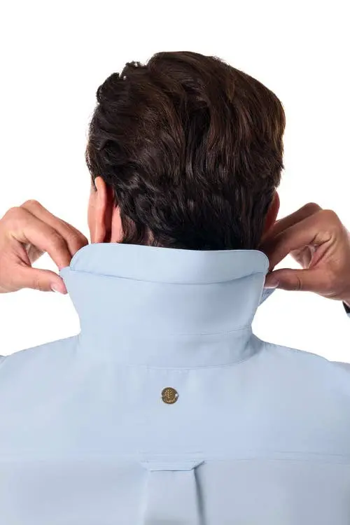 Coolibar Aricia Long Sleeve Shirt - Light Blue