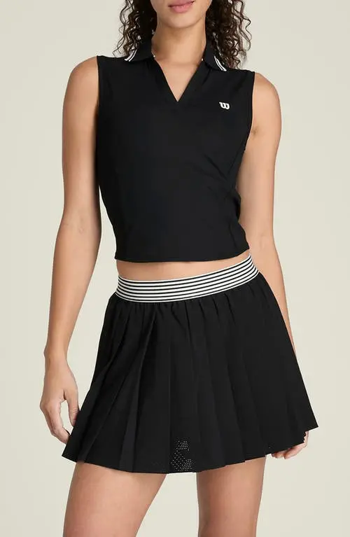 Wilson Rib Sleeveless Performance Polo