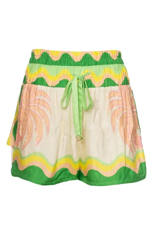MAAJI Cover-up Shorts With Tropical Print