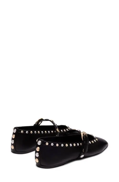 STUART WEITZMAN Pry Mary Jane Flats With Stud Embellishments