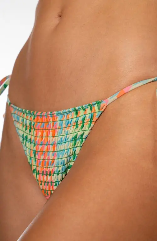 MAAJI Dreamy Grid Sunflash Side Tie Bikini Bottoms
