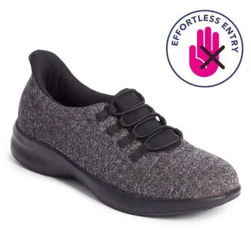 COMFORTVIEW Dina Effortless Entry Step-in Sneaker - Black