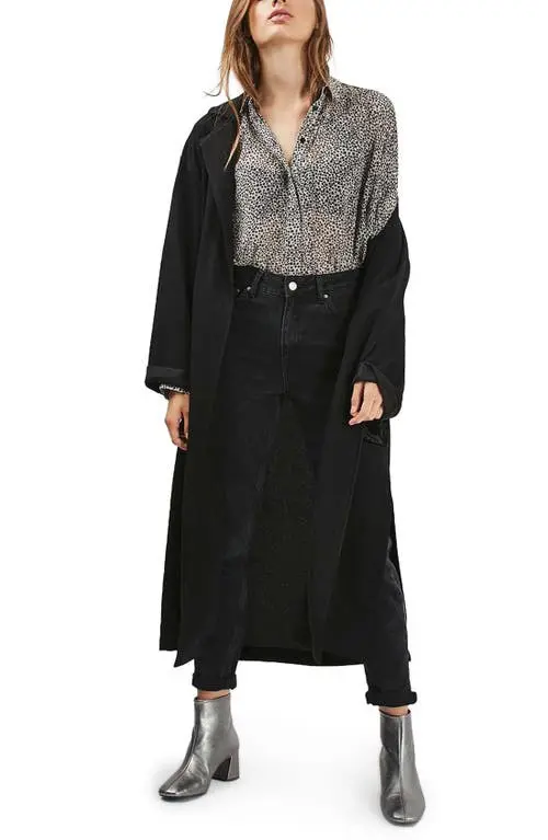 Topshop Star Sheer Shirt