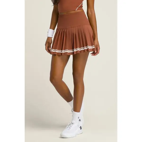 Wilson Midtown Pleated Tennis Skort - Bronze