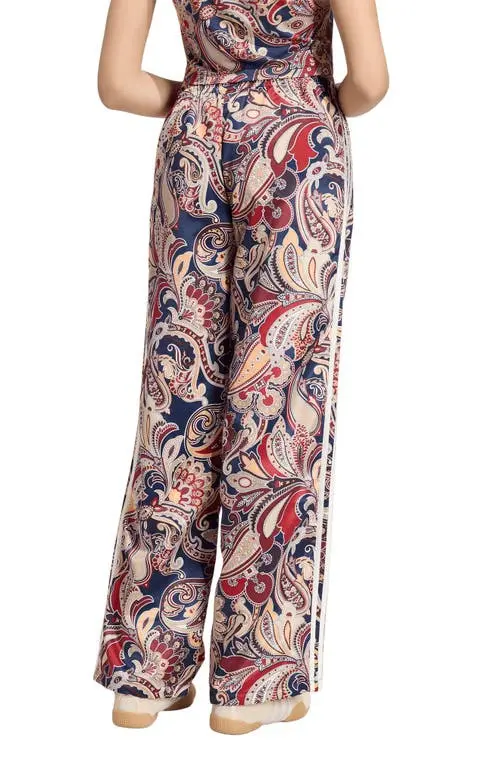 ADIDAS ORIGINALS Paisley Print Track Pants - Multicolor/aurora Ink
