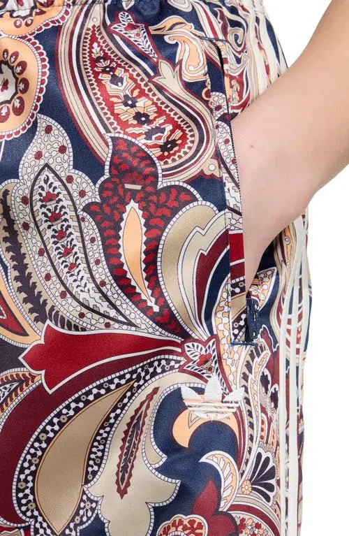ADIDAS ORIGINALS Paisley Print Track Pants - Multicolor/aurora Ink
