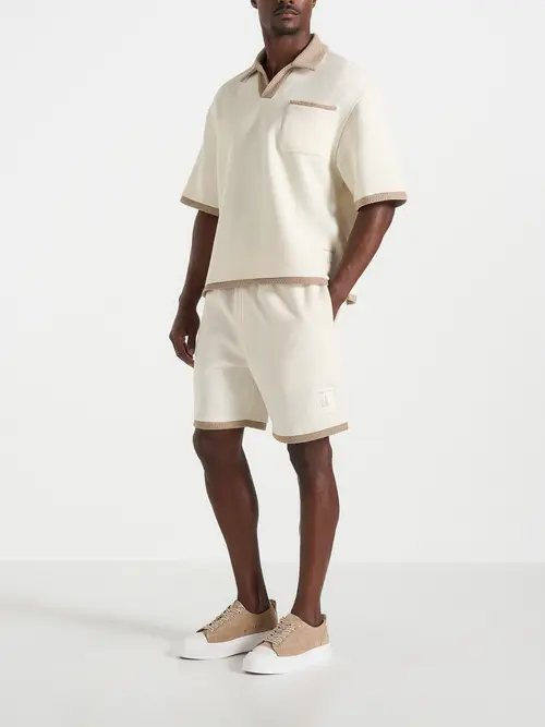 Manière De Voir Crochet Detail Shorts - Cream