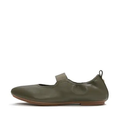 Fitflop Delicato Poise Leather Mary Jane Flats