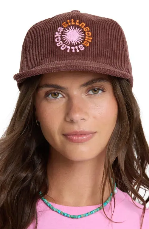 BILLABONG Grandpa Corduroy Baseball Cap