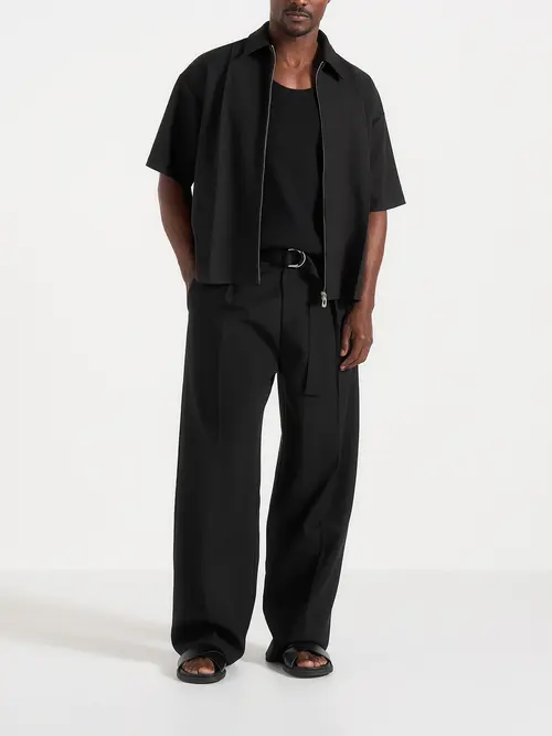 Manière De Voir Aven Boxy Shirt With Crease