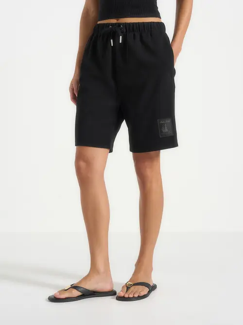 Manière De Voir Sh001 Cotton Shorts - Black