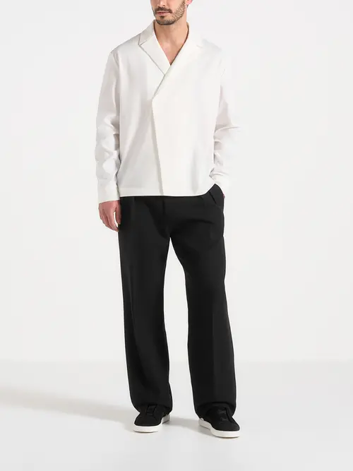 Manière De Voir Alban Tailored Double Breasted Shirt - White