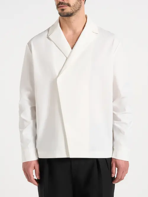 Manière De Voir Alban Tailored Double Breasted Shirt - White