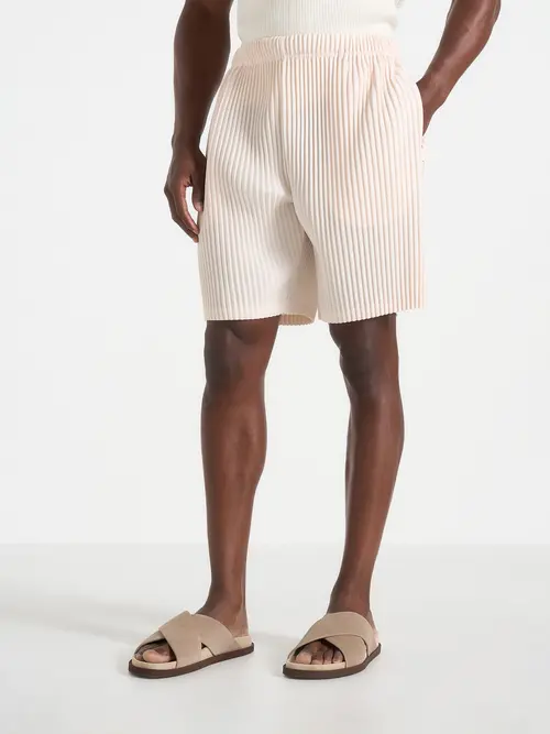 Manière De Voir Drew Pleated Shorts - Cream