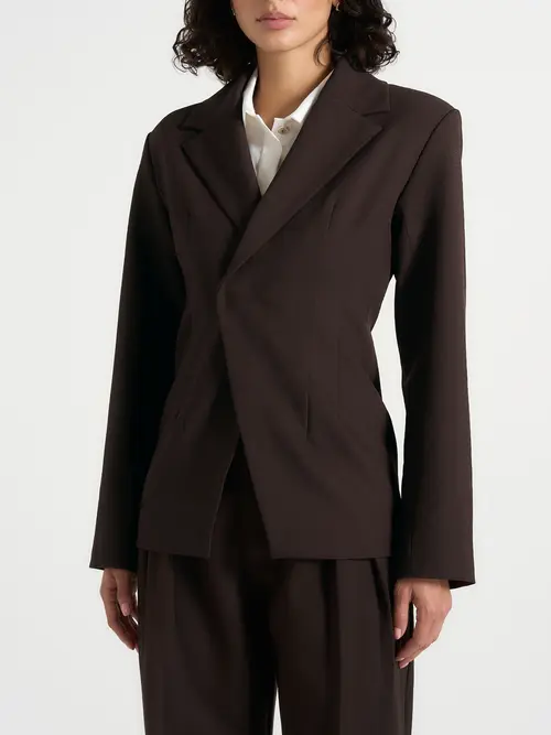 Manière De Voir Beatrice Tailored Cinched Blazer