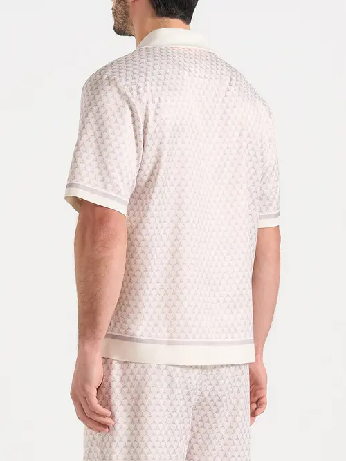 Manière De Voir Idriss Eiffel Monogram Resort Shirt