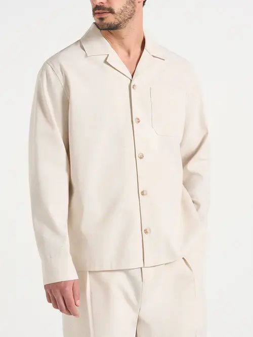 Manière De Voir Constant Linen Overshirt