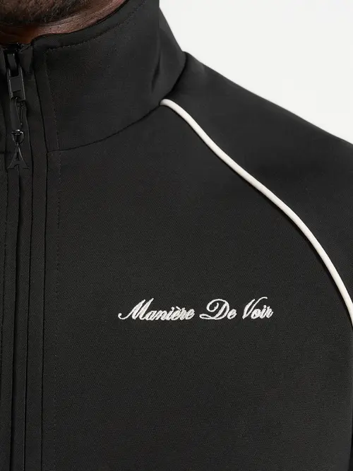 Manière De Voir Signature Piped Track Jacket